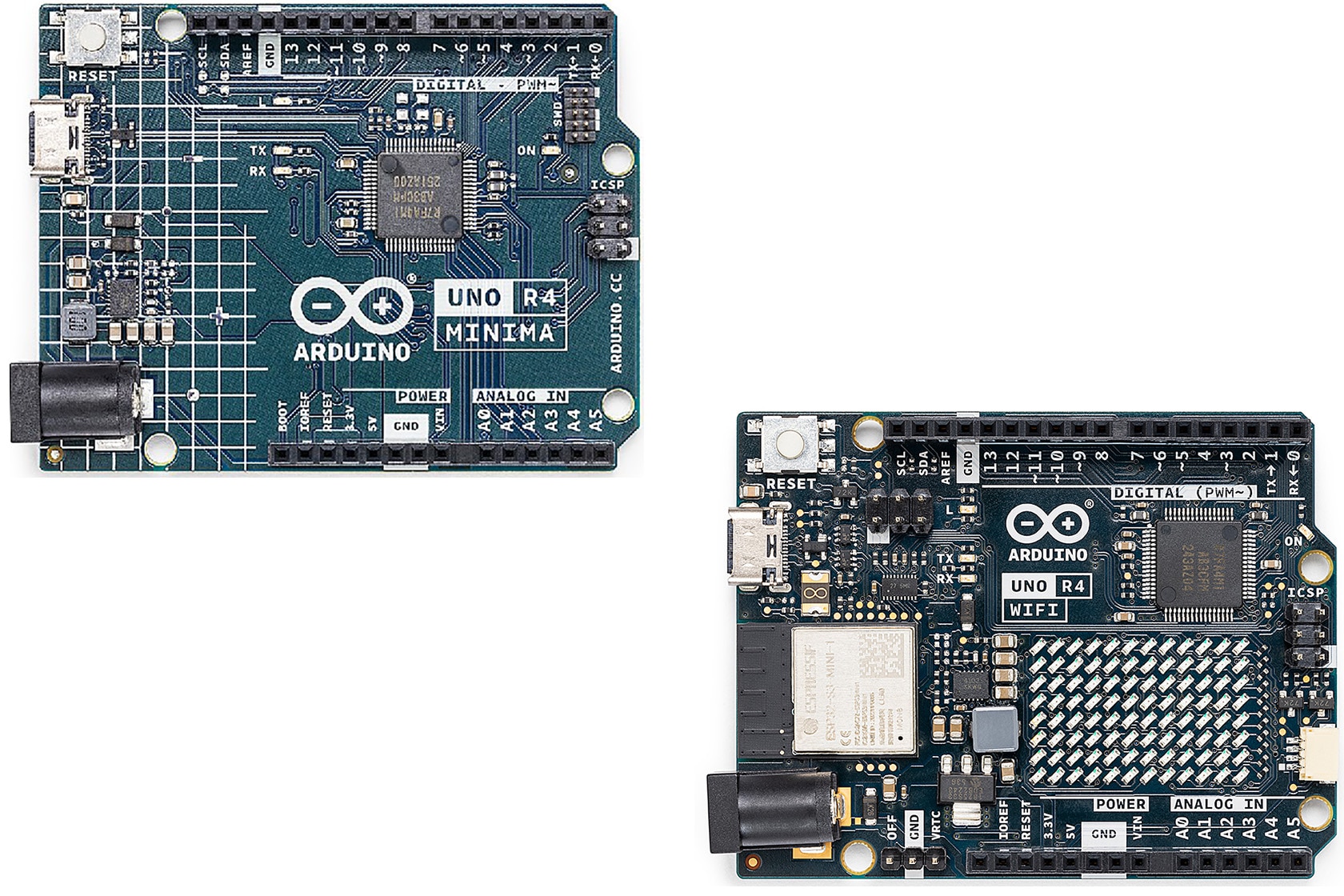 Uno R4 Minima And R4 Wifi Boards Arduino Digikey